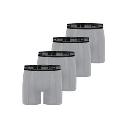 Nur Die Langer Boxer Long Boxer Cotton Active in Grau | Gr.: XXL