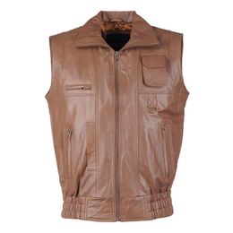 JCC Lederweste BigVest2 in cognac | Gr.: 52