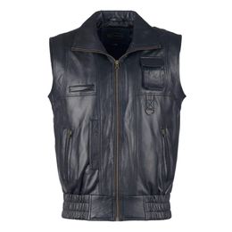 JCC Lederweste BigVest2 in schwarz | Gr.: 50