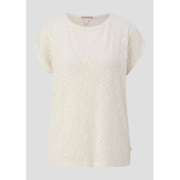 QS T-Shirt in 0200_ecru | Gr.: S