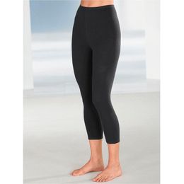 WITT WEIDEN Leggings 3/4-lang in schwarz + anthrazit | Gr.: 40