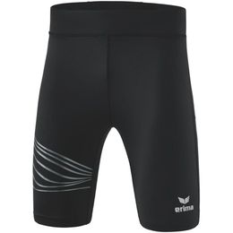 Erima Kinder Leggings "Racing Lauftight Kurz" in Schwarz | Gr.: 152