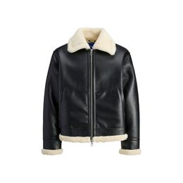 Jack & Jones Jack and Jones JORLIVERPOOL Aviator Jacket SN in Schwarz | Gr.: L