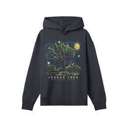 F4NT4STIC Hoodie US National Parks Joshua Tree Oil On Canvas Style in off black | Gr.: XS