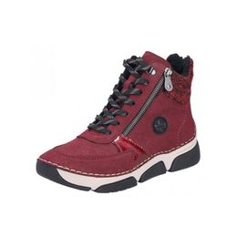 Rieker Schnürstiefel in Rot | Gr.: 38
