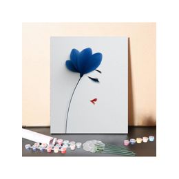 ARTNANAS DIY Malen nach Zahlen Set-"Tr&auml;umend" | Gr.: 40x50cm mit Keilrahmen nicht ges