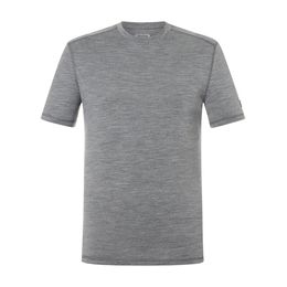 super.natural Merino T-Shirt M SIERRA140 TEE in grau | Gr.: M