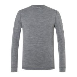 super.natural Merino Longsleeve M TUNDRA175 LS in grau | Gr.: XXL