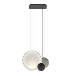 Vibia Cosmos 2511 Pendelleuchte Gr&uuml;n/Wei&szlig;/Braun