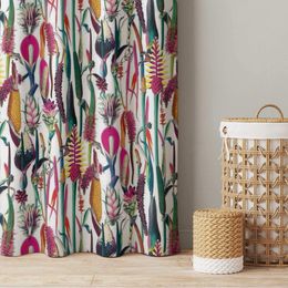 Vorhang Tropisches Luxus Muster - blickdichte Gardine Botanik Tropical Illustration Muster Wohnzimmer Schlafzimmer Küche Bad Badezimmer Bunt