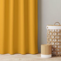 Vorhang Warmes Gelb - blickdichte Gardine Unifarben Wohnzimmer Schlafzimmer K&uuml;che Bad Badezimmer Jugendzimmer Kinderzimmer Gelb