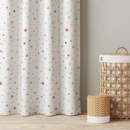 Vorhang No.YK34 Bunte Sterne - blickdichte Gardine Illustration Kinder Himmel Kinderzimmer Baby Babyzimmer M&auml;dchen M&auml;dchenzimmer Jungen Jungenzimmer