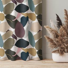 Vorhang Modern Tropical Muster - blickdichte Gardine Botanik Tropical Muster Wohnzimmer Schlafzimmer Küche Bad Badezimmer Bunt