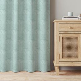 Vorhang Pfingstrosen Muster - Pastell Mint