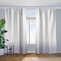 Vorhang Dip-Dye Pastell graues Violett - blickdichte Gardine Abstrakt Wohnzimmer Schlafzimmer Küche Bad Badezimmer Jugendzimmer Violett