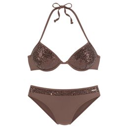 Bruno Banani Bikini Damen Gr&ouml;&szlig;e S braun