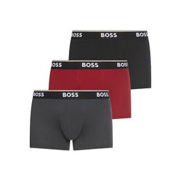 BOSS Trunk »3P Power« Packung, 3 Stk. tlg., mit Schriftzug auf dem Bund Open Miscellaneous 966 L - 3 Stk. 3 Stk. L 3er Pack Trunk von BOSS Underwear