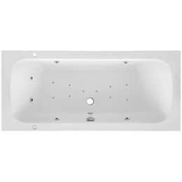 Ottofond Whirlpool-Badewanne »Malta« Höhe 40 cm Typ Premium, 170x75 cm weiß