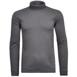 Ragman Langarmshirt Schiefergrau M M Rollkragen-Shirt, Langarm