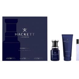 Hackett LONDON Duft-Set »Hackett BESPOKE Gift Set EdP 50ml + Deo Stick 75gr« Holziger Duft mit Bernstein, Leder, Tabak und rauchigen Noten. blau