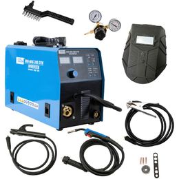 G&uuml;de G&Uuml;DE Inverterschwei&szlig;ger&auml;t &raquo;Universalschweissger&auml;t &raquo;Uni-Mig 205 SYN&laquo;&laquo; Komplett-Set, 13 Stk. tlg. blau/schwarz Inkl. Schwei&szlig;schild & Schlackenhammer...