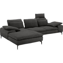 W.Schillig Ecksofa »valentinoo, Designsofa, bequem, elegant und zeitlos, L-Form« inklusive Hocker, mit Sitztiefenverstellung, Breite 299 cm...