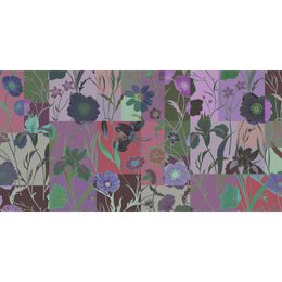 Livingwalls LIVING WALLS Fototapete »Walls by Patel Floral Patch 1« glatt Vlies, Wand, Schräge bunt B/L: 5 m m x 2,5 m m