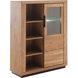 MCA LIVING Kombikommode »Greno Kombi-Highboard« 1 Stk. tlg. durchgehende Lamelle naturfarben