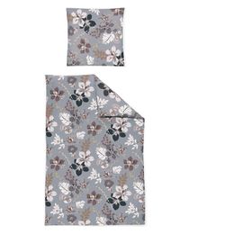 Irisette Bettw&auml;sche &raquo;Sky 8423&laquo; 2 Stk. tlg. edel und hochwertig grau Obermaterial: 100% Baumwolle B/L: 155 cm x 220 cm