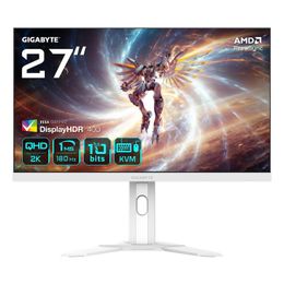Gigabyte Gaming-Monitor »M27QA ICE« 68, 5 cm/27 ′′ 2560 x 1440 px QHD 1 Reaktionszeit 180 Hz weiss Energieeffinzienzklasse E (Einheitsskala A bis...