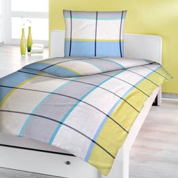 Dyckhoff Bettw&auml;sche &raquo;Celina&laquo; 2 Stk. tlg. aus Weichfrottier blau Obermaterial: 75% Baumwolle, 25% Polyester B/L: 135 cm x 200 cm