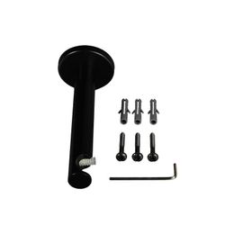 Liedeco Tr&auml;ger f&uuml;r Gardinenstangen &Oslash; 16 mm schwarz L&auml;nge: 12 cm