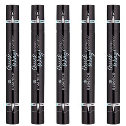 Essence Eyeliner »Quick Wing! stamp eyeliner« mit präziser Filsspitze black Zwei-seitiger Eyeliner mit Stempel und Filzspitze