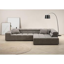 Inosign Ecksofa »Ancona incl. Kopfteilverstellung, OTTOs Choice, Breite 319cm, L-Form« wahlweise motorische Sitztiefenverstellung, auch in Cord +...