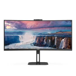 AOC Curved-Gaming-Monitor »CU34V5CW/BK« 86, 3 cm/34 ′′ 3440 x 1440 px 1 Reaktionszeit 100 Hz integrierte Windows-Hello-Webcam schwarz neig,dreh- und..