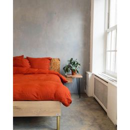 Kayori Bettwäsche »Nikko« 2 Stk. tlg. 100% natürliches Leinen Rot Obermaterial: 100% Leinen B/L: 155 cm x 220 cm