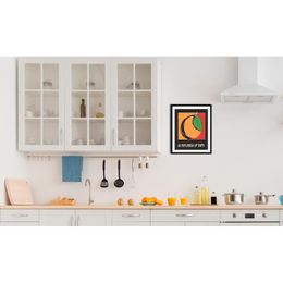 queence Bild »Taste« Art Essen Kunst Lebensmittel Obst Obst Bilder 1 Stk. tlg. gerahmt Farbe Rahmen: schwarz + Farbe Bild(er):...