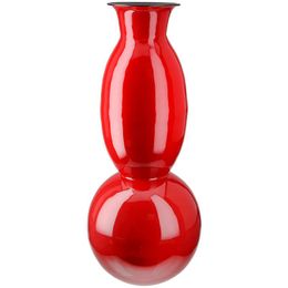Gilde Bodenvase &raquo;Vase Neo rot H.49 cm&laquo; rot Eisen