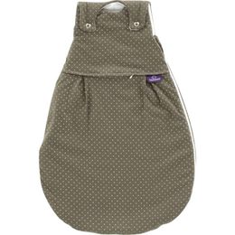 Träumeland TRÄUMELAND Babyschlafsack »Außenschlafsack LIEBMICH Pünktchen oliv« bunt Bezug: 100% Baumwolle. Füllung: 70% Polyester, 30% Lyocell (TENCEL ) L: 88 cm