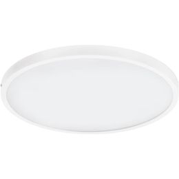 Eglo Aufbauleuchte »FUEVA 1« LED-Board 1 Stk. Warmweiß schlankes Design, nur 3 cm hoch, Durchm. 50 cm weiß