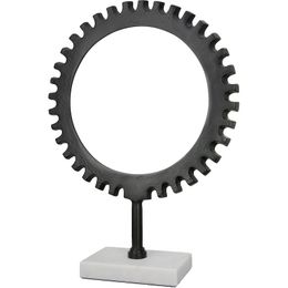 CASABLANCA BY GILDE Wanddekoobjekt »Skulptur Wheel« schwarz