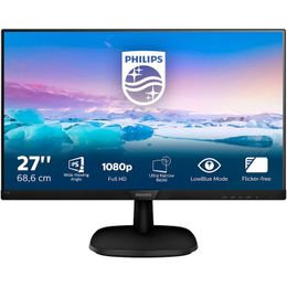 Philips LED-Monitor »Full-HD-LCD-Monitor 273V7QJAB/00« 69 cm/27 ′′ 1920 x 1080 px Full HD 5 Reaktionszeit 60 Hz schwarz