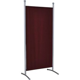 Angerer FREIZEITMÖBEL Stellwand »Klein bordeaux« (B/H): ca. 82x178 cm rot Obermaterial: 100% Polyacryl