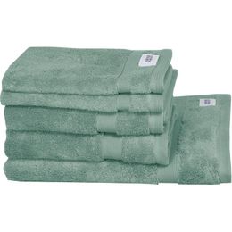 Schöner Wohnen Kollektion SCHÖNER WOHNEN-KOLLEKTION Handtuch Set »Cuddly« schnell trocknende Airtouch-Qualität salbei Obermaterial: 100% Baumwolle