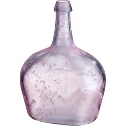 Gilde Dekovase »Palit« recycletes Glas, Höhe ca. 38 cm flieder