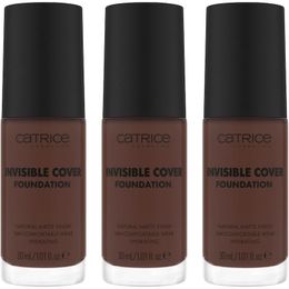 Catrice Foundation »Invisible Cover Foundation« mit langanhaltendem Finish natur 077C 0 16H Tragekomfort, feuchtigkeitsspendend durch Hyaluronsäure...