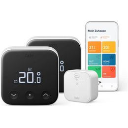 Smart-Home-Zubeh&ouml;r &raquo;Kit Smartes Thermostat + Smartes Thermostat (Line X)&laquo; schwarz Bewiesen: Millionenfach installiert, erprobt und gelobt &ndash; tado&deg; User