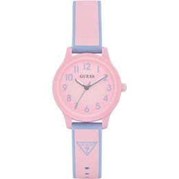 Guess Quarzuhr &raquo;JESSE&laquo; Armbanduhr, Kinderuhr, M&auml;dchen, Junge, Geschenkidee, Silikonarmband rosa-hellblau Bezaubernde Armbanduhr f&uuml;r Kinder