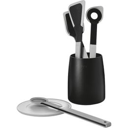 Woll Kochbesteck-Set &raquo;Cook it&laquo; aus hochwertigem Kunststoff und Silikon grau Silikon