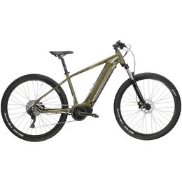 KROSS »E-MTB Hexagon Boost 4.0 29 Zoll braun« 9 Gang microSHIFT ADVENT M6195 Schaltwerk Kettenschaltung Mittelmotor 250 W Pedelec, Elektrofahrrad...